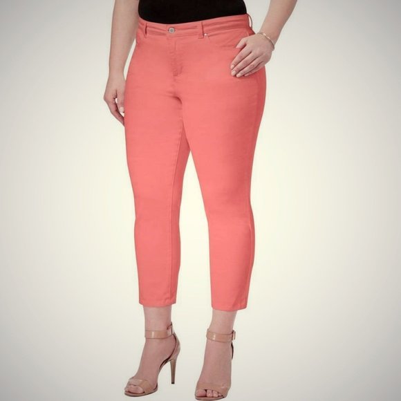Charter Club | Jeans | Nwt Charter Club Bristol Capris Coral Jeans Plus ...